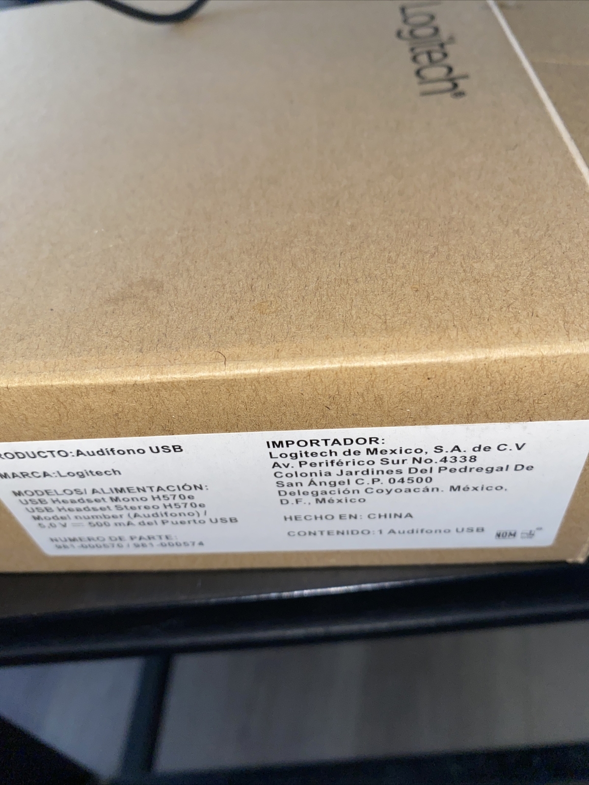 Logitech USB Headset Stereo H70e Used With Box Ear Pad On The Ear | eBay