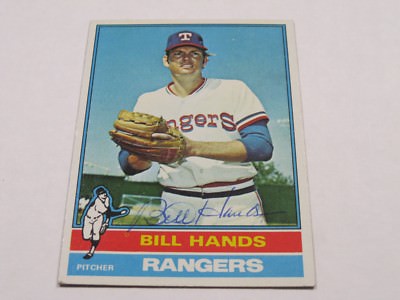 Bill Hands Autographed Baseball Card 1976 topps | eBay