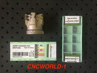 Walter Indexable Face Mill F4042.B16.040.Z05.11 + 20 Pcs ADMT120408R ...