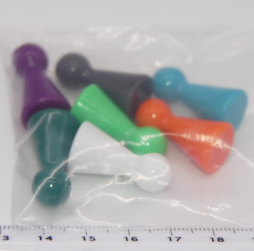 2013 Pandemic Board Game All 7 Pawn Mover Token Replacement Parts Only ...