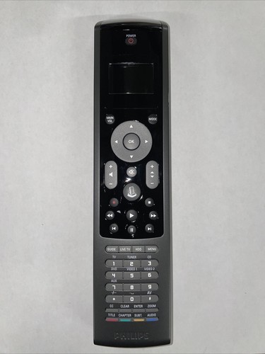 Genuine Philips RM60001/00 iPod Dock LCD Screen Remote Control WORKS ...