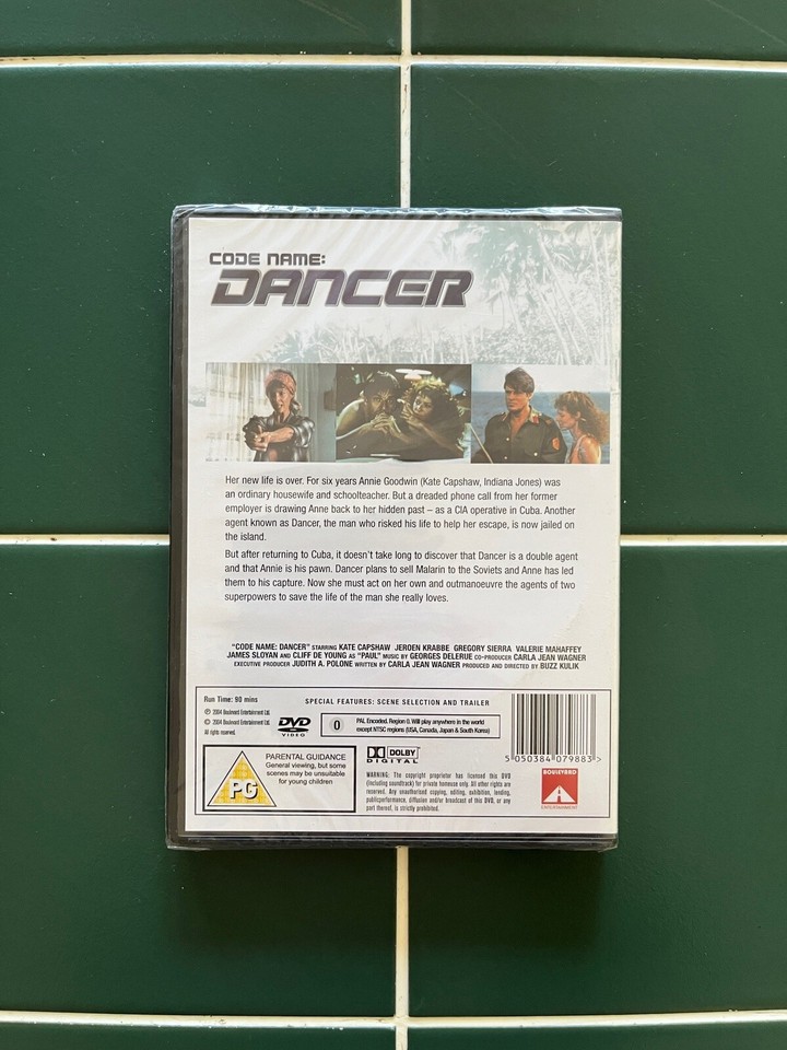 Code Name: Dancer. Brand New. Kate Capshaw, Cliff De Young. Thriller (DVD) | eBay UK