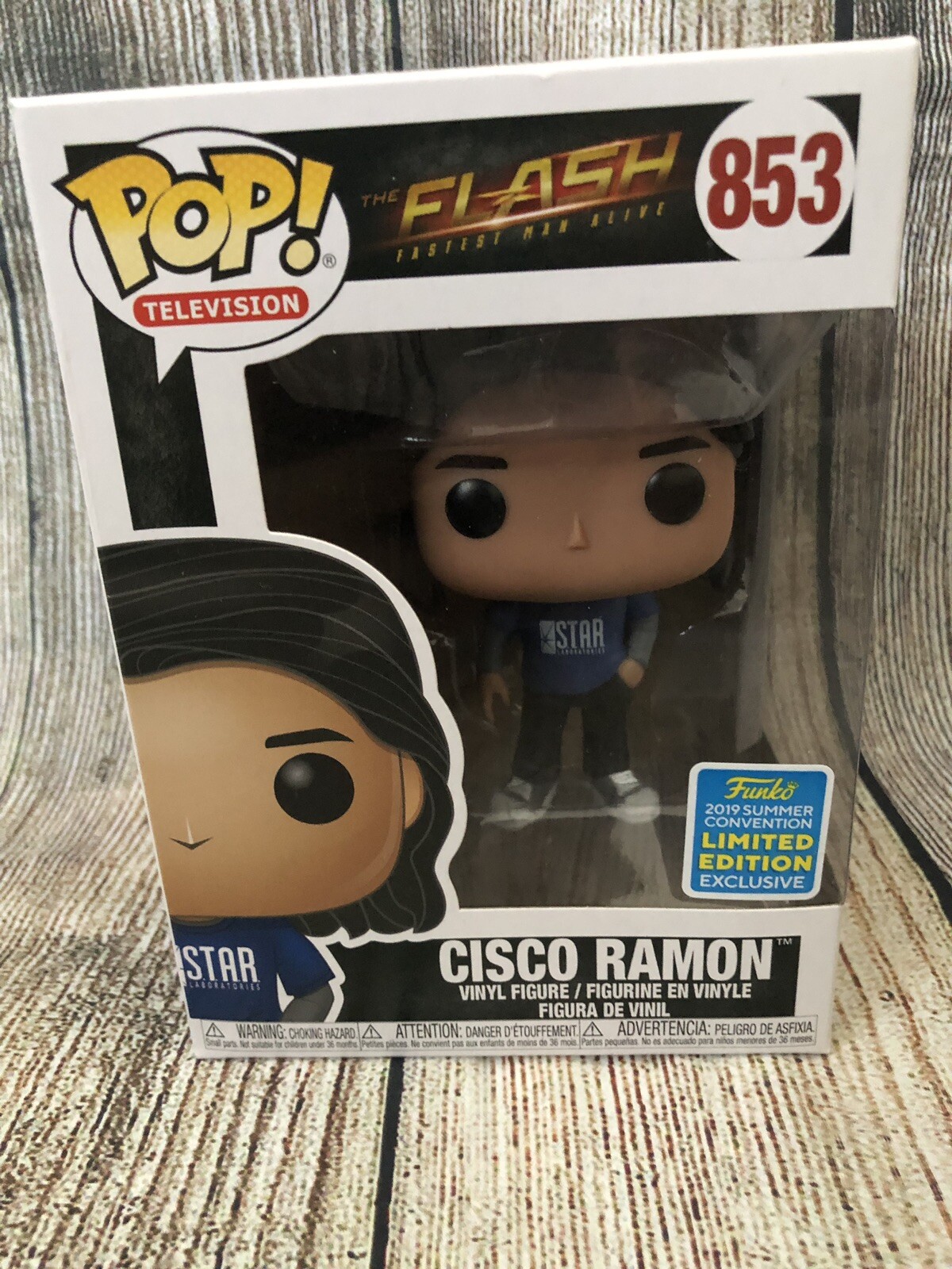 SDCC 2019 Official Con Sticker Funko Cisco Ramon The Flash 853 ...
