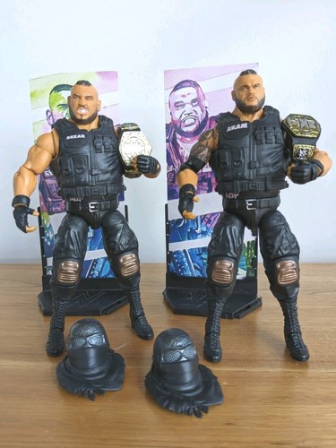 WWE Elite 62 Akam & Rezar Authors of Pain AOP Mattel Wrestling Figures ...