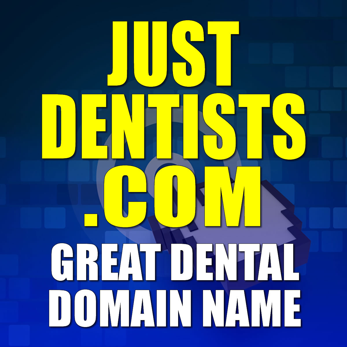JUSTDENTISTS.COM DOMAIN NAME Two-Word, Memorable Dentist & Dental ...