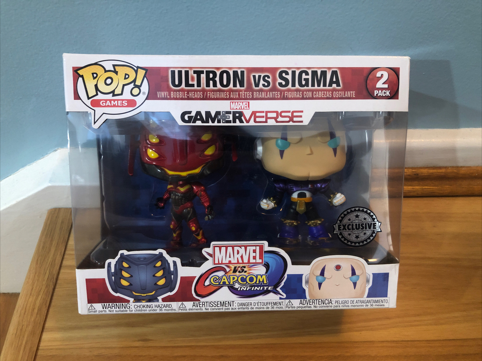 NEW Marvel Vs. Capcom - Ultron and Black vs Sigma Pop Vinyl Figurine 2 ...