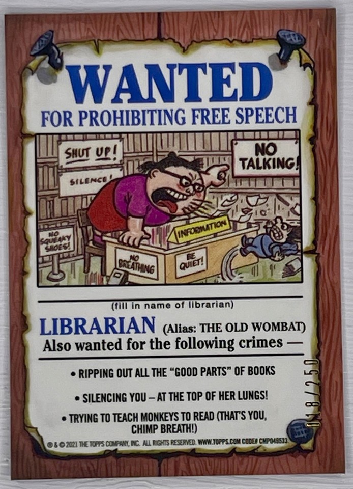 2021 Topps Chrome Garbage Pail Kids GPK 130a PURPLE REFRACTOR /250 ...