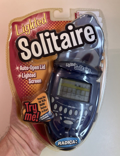 New Old Stock - Radica Lighted Solitaire Handheld Electronic Video Game ...