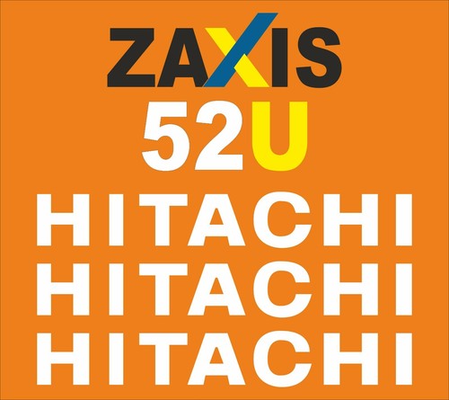ADESIVI ESCAVATORE HITACHI ZAXIS 52 U | eBay