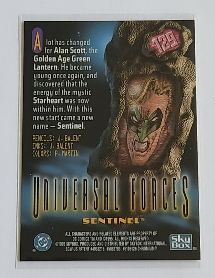 1995 DC COMICS SENTINEL POWER CHROME LEGENDS by SKY BOX CARD #129 | eBay