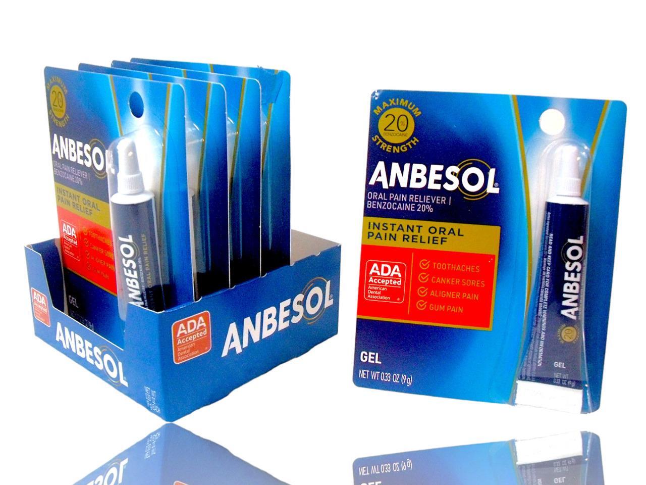Anbesol Maximum Strength Oral Pain Relief Gel - 0.33 oz for sale online ...