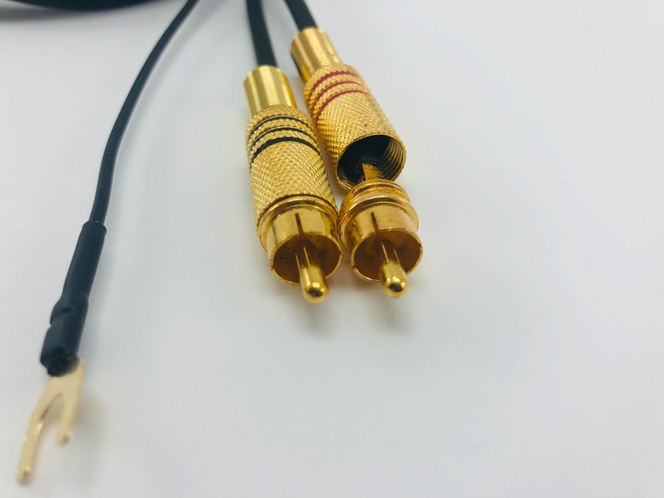 RCA x Technics SL 1200 1210 MK2 MK3 M3D MK3D MK5 MK6 Cable with 130cm ...