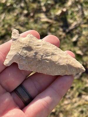 archaic side notch arrowhead Illinois Authentic Native American ...