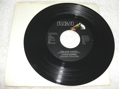 Floyd Cramer "The Lone Ranger / High Noon" 45 RPM, 7", Nice NM!, Gold ...