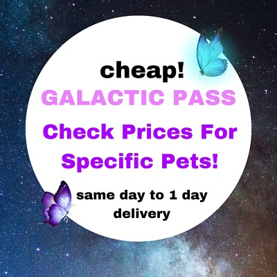 ADOPT FROM ME Galactic Pass Pets | eBay