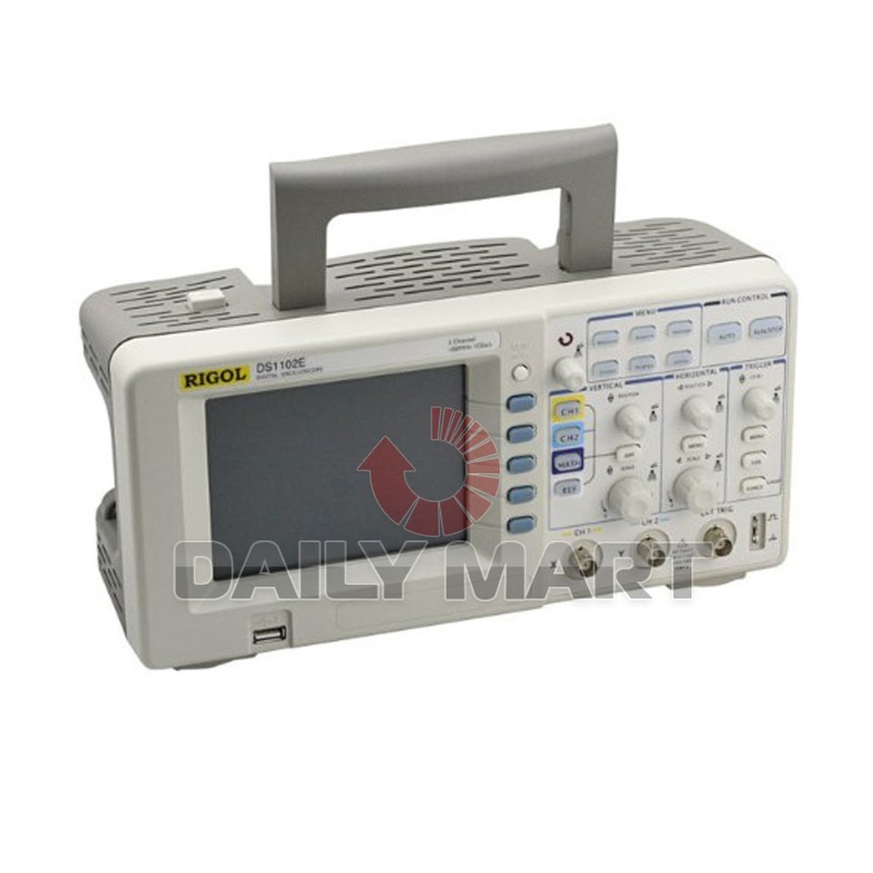 RIGOL Digital Oscilloscope DS1102E 100MHz 1GSa/s 1Mpts 2-CH New & Free ...