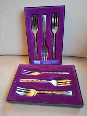 Viners International Executive Suite 11 x Pastry Forks Boxed J679/340 ...
