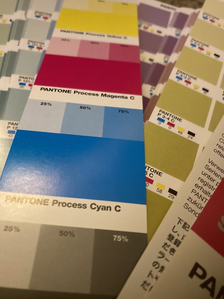 PANTONE The Plus Series CMYK Color Guide Coated Book For Printing 4 ...