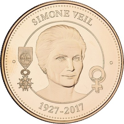 [#1525603] France, Medal, Simone Veil, Collection Panthéon, 2017 ...