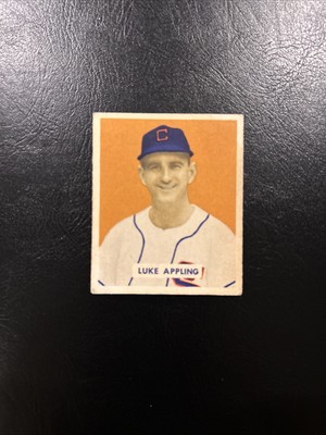 1949 Bowman #175 Luke Appling Bright Color Sharp Corner Great Eye ...