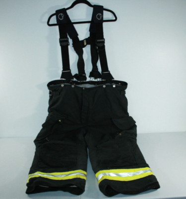 Turnout Gear - Black W Liner Firefighting Turnout Bunker