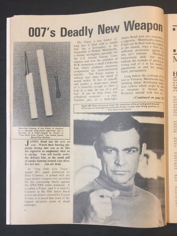 1967 Sept Singapore Shaw Movie News magazine Lotte Tarp, Jill St. John ...