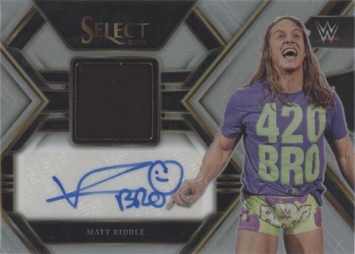 2023 Panini Select WWE - Autographed Memorabilia Matt Riddle #AM-MRD ...