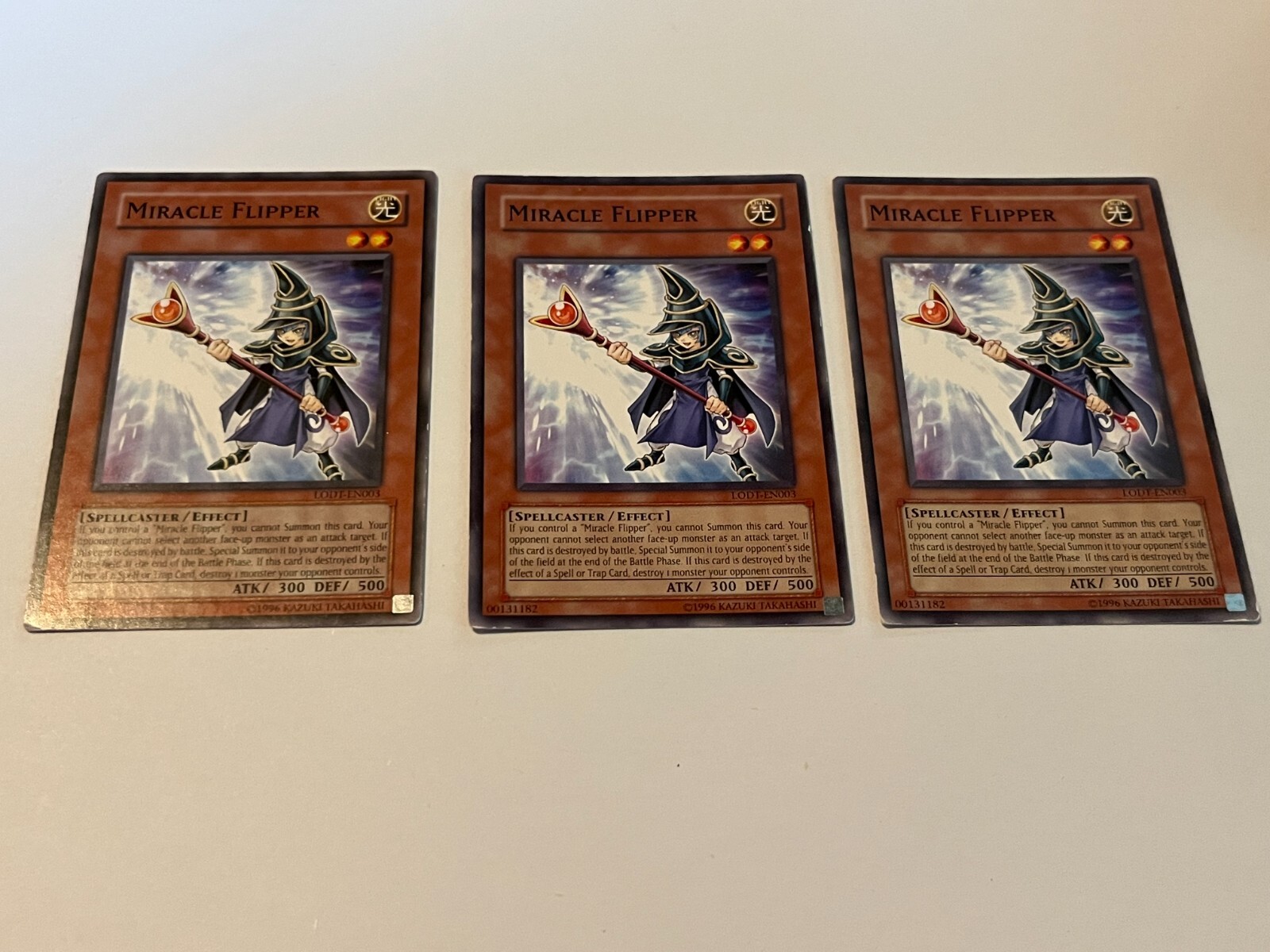 3x Miracle Flipper - LODT-EN003 Yugioh Yu Gi Oh! 3 x3 Playset | eBay