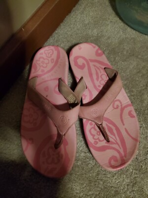 Life Is Good Flip Flop Sandals Pink Size 6 | eBay