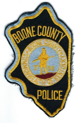 Boone County KY Kentucky Police Dept. duty-worn patch - Clothback | eBay