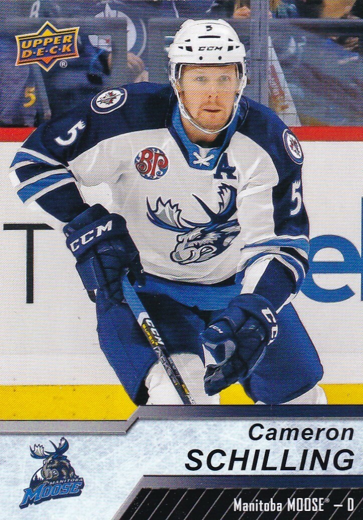 CAMERON SCHILLING 2018-19 18-19 UPPER DECK AHL BASE #77 MANITOBA MOOSE | eBay