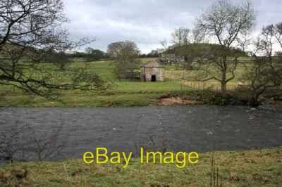 Photo 6x4 Ellerton Lodge Viewed From Across the Swale Downholme c2008 ...