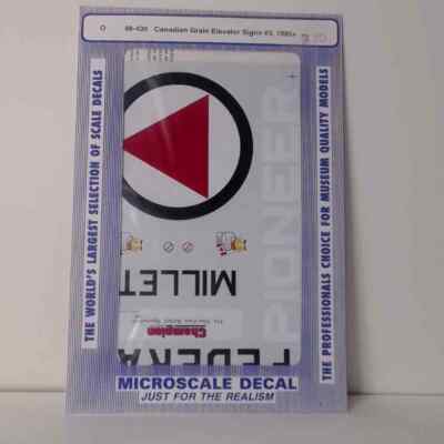 Microscale O Scale Decals: CANADIAN GRAIN ELEVATOR SIGNS #3 1985+ | eBay