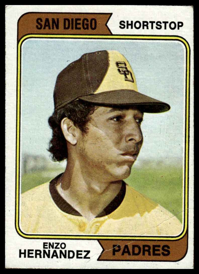 1974 Topps #572 Enzo Hernandez San Diego Padres Baseball Card | eBay