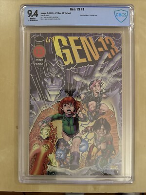 Gen 13 #1 - CBCS 9.4 - Lil Gen 13 Cover - J Scott Campbell | eBay