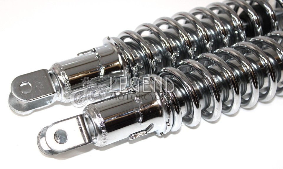 Honda CB400F 75-77 400/4 Chrome Rear Shock Absorbers - Shocks 315mm ...