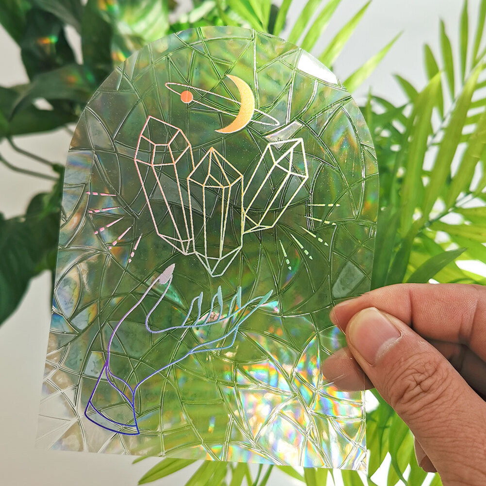 Rainbow Prism Stickers Light Catcher PVC Window Decal Home Decor ...