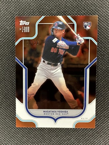 2023 Topps X J-Rod Masataka Yoshida Rookie #8 Orange Foil /20! Red Sox ...