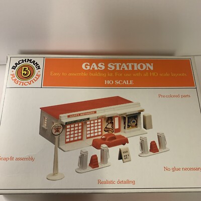 HO 1:87 Scale GAS STATION KIT New in Box Bachmann 45174 | eBay