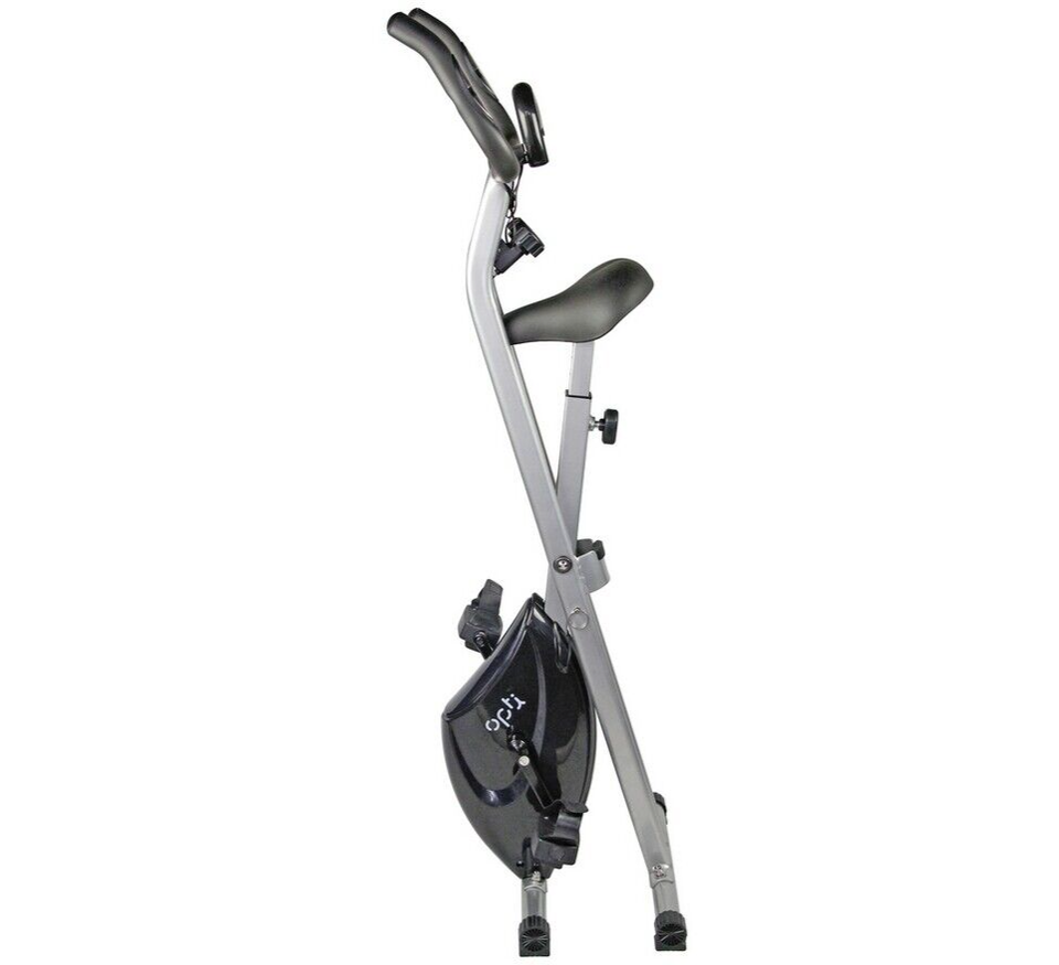 Opti Folding Magnetic Exercise Bike | Home Gym Fitness Equipment ...