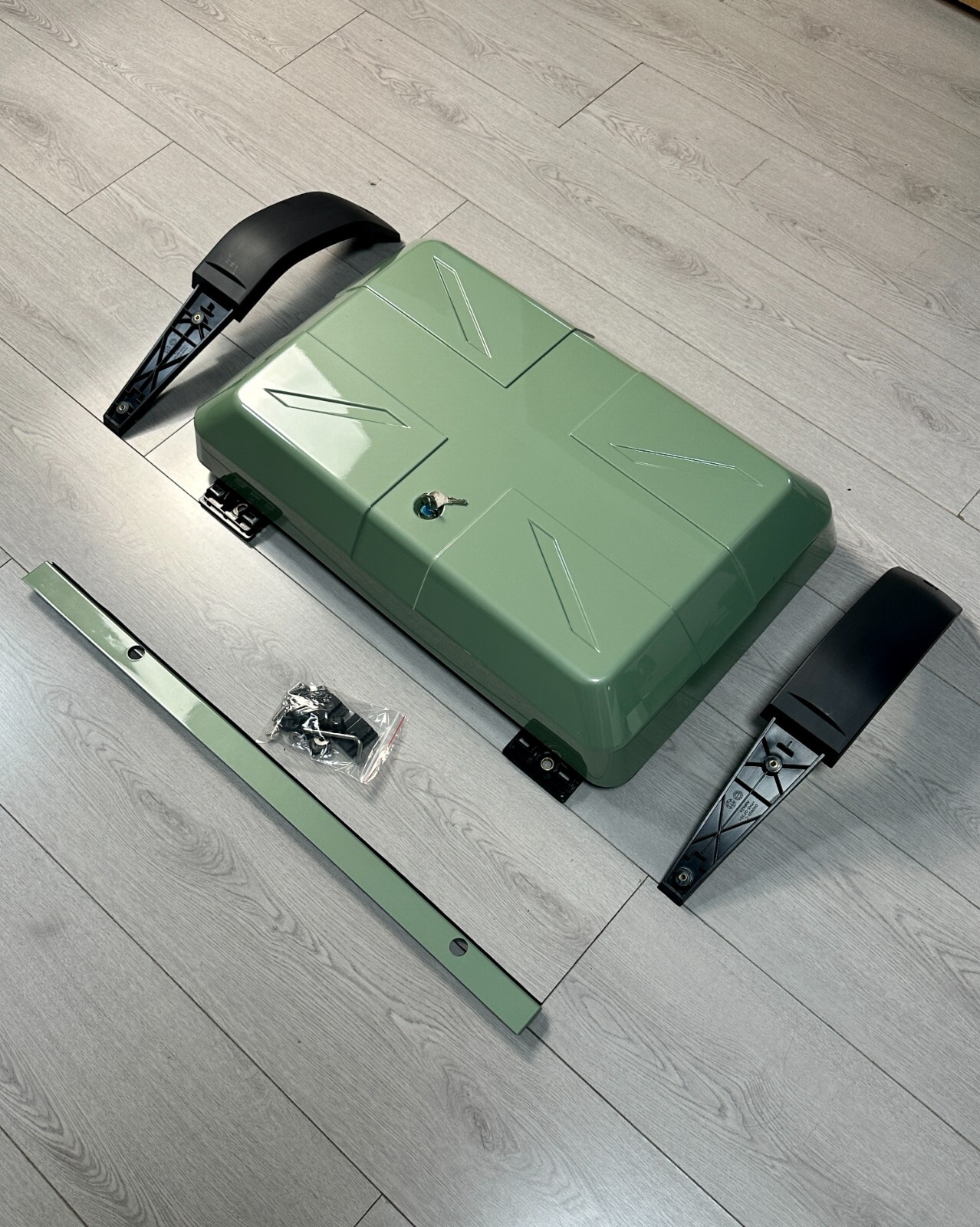 Grasmere Green 75th Side Tool Storage Box Fits For Defender 90 110 130 ...