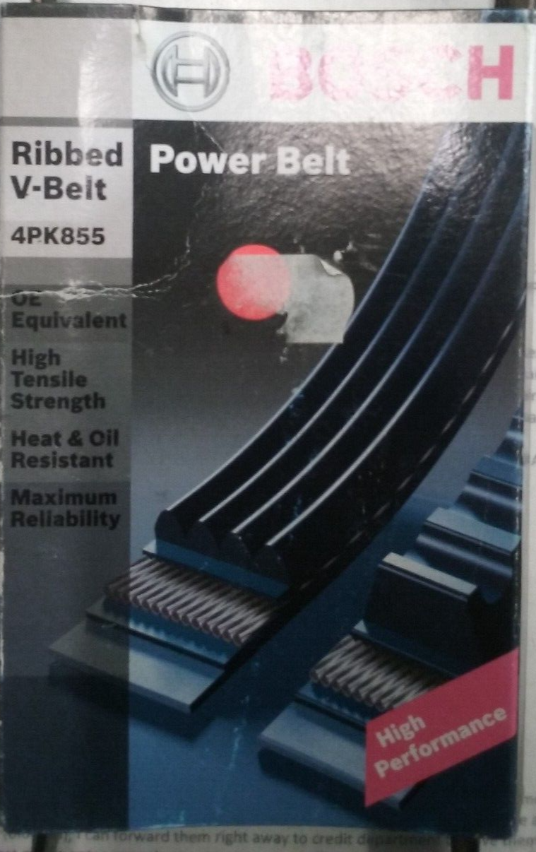 4PK855 - BOSCH - Multi Ribbed Drive Belt 4 Rib x 855mm | eBay Australia