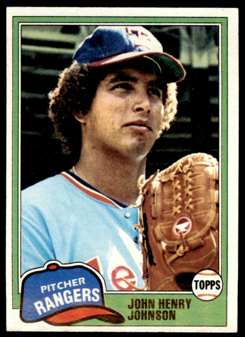 1981 TOPPS JOHN HENRY JOHNSON . TEXAS RANGERS #216 | eBay