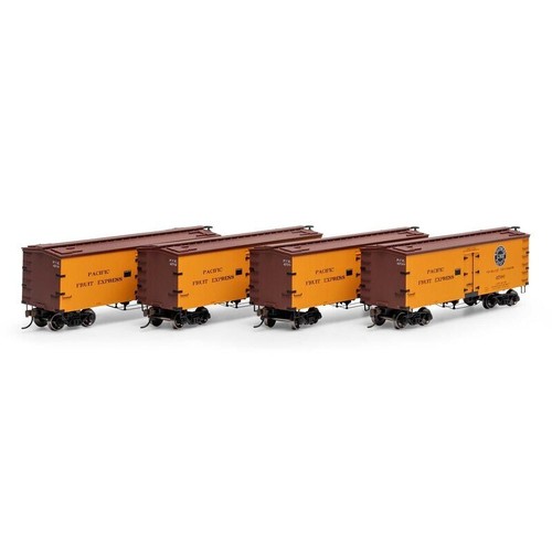 Athearn RND-1002 HO 36' Wood Reefer, PFE 4 Pack #s 4778,4782,4786,4790 ...