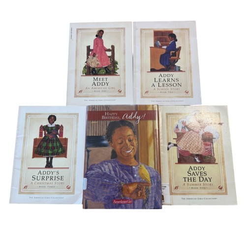 American Girl Addy Books 5 Meet Saves Day Surprise Learns Lesson Happy ...