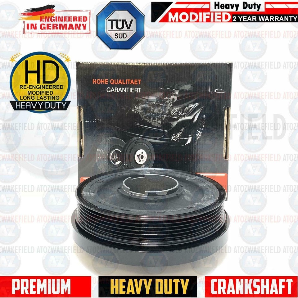 FIT BMW 3 SERIES 320d E91 E92 E93 DIESEL TVD CRANKSHAFT PULLEY BELT ...