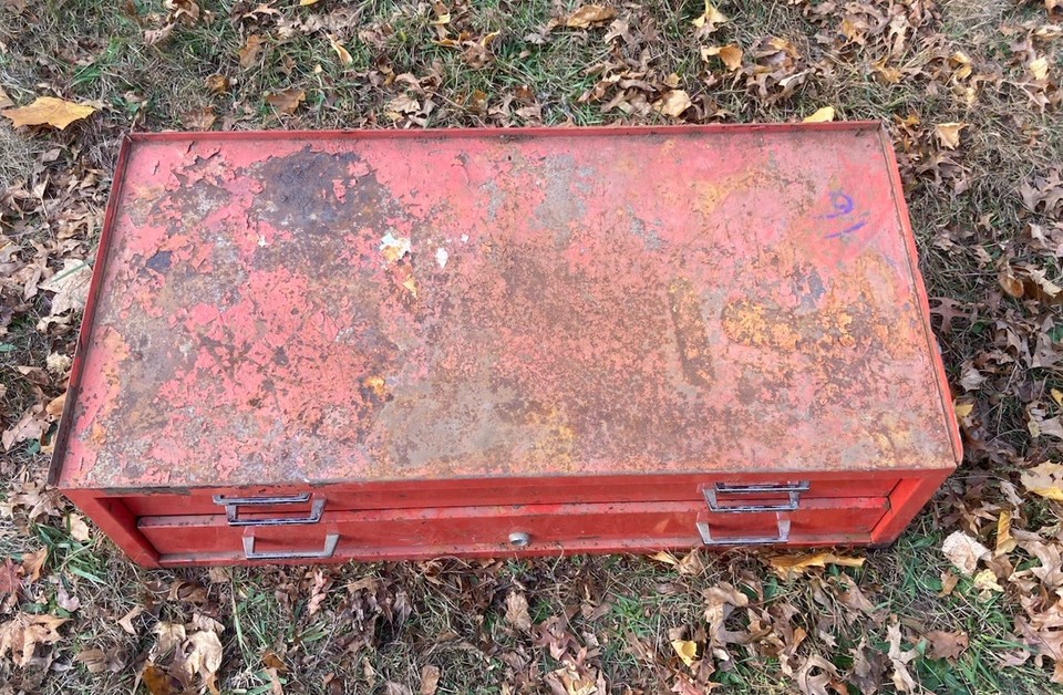 Vintage Original 1982 Matco Middle Intermediate Tool Stack Toolbox Box ...