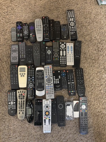 Lot Of 50 Remote Controls Untested With Backs Samsung, Sony, Toshiba ...