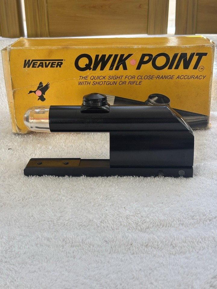 Weaver Qwik Point R-1 Vintage Occulated Red Dot Sight New w/Box | eBay