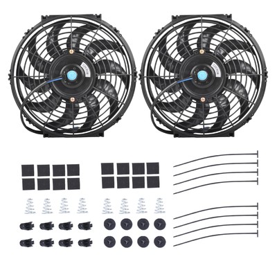 12" Electric Radiator Cooling Fan Assembly Kit, Universal High ...